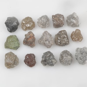 Natural Rough Diamond, Raw Diamond, Uncut Diamond, Grey Color Rough ...