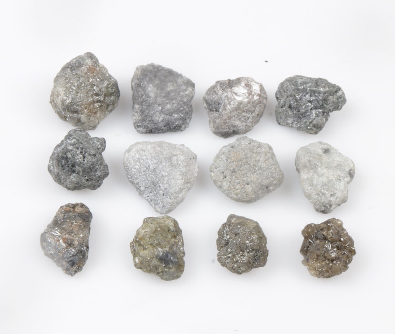 Natural Rough Diamond, Raw Diamond, Uncut Diamond, Fancy/grey Color ...