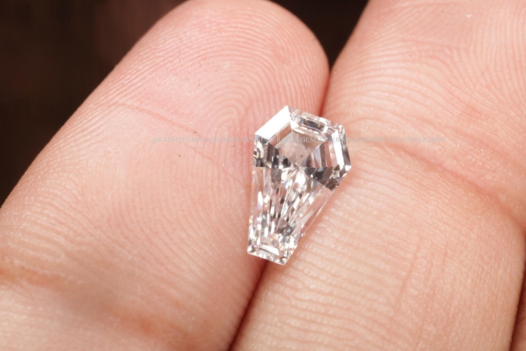 Coffin Cut Lab Grown Diamond, Lab Created Coffin Cut Loose Diamond ...