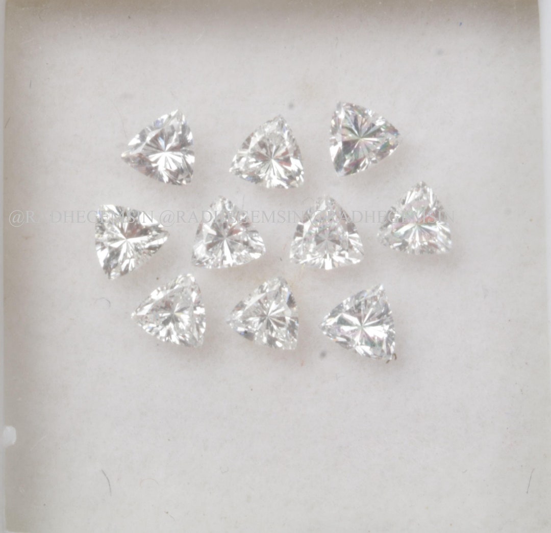 Trillion Cut Lab Grown Diamond, Lab Created Trillion Shape Loose ...