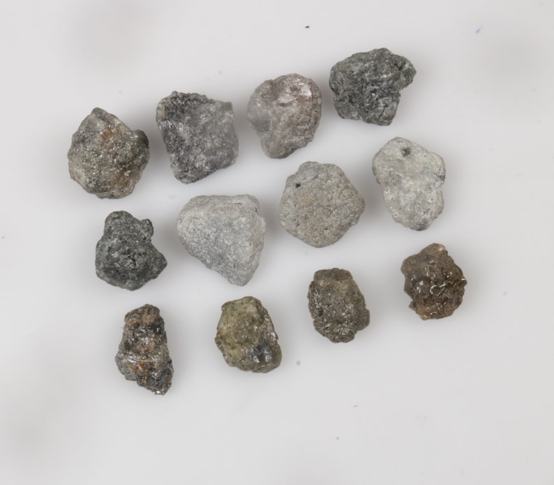 Natural Rough Diamond, Raw Diamond, Uncut Diamond, Fancy/grey Color ...