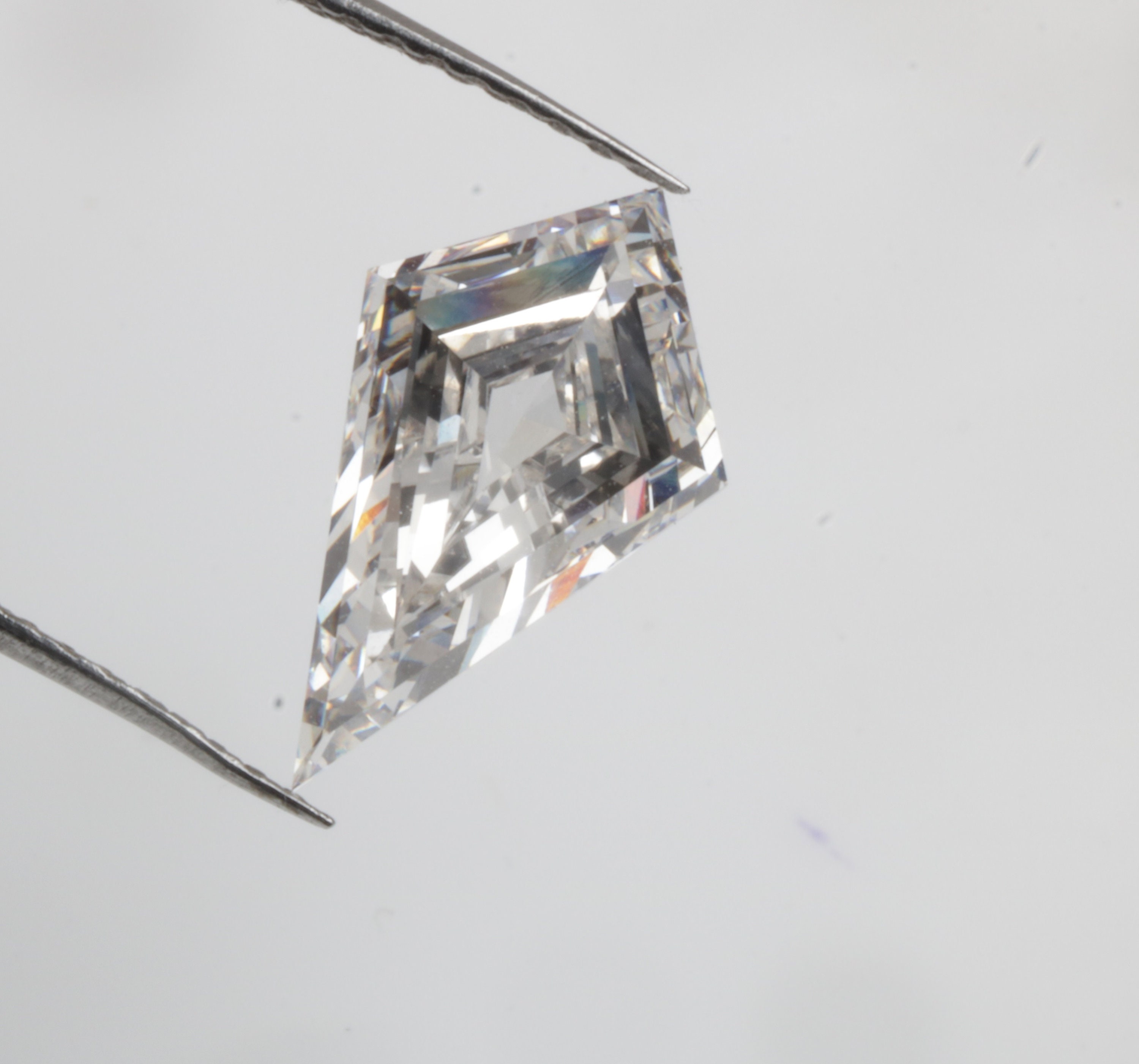2.0 CT 12.0 X 7.0 MM Lab Grown Diamond, Kite Shape Diamond, E-F Color ...