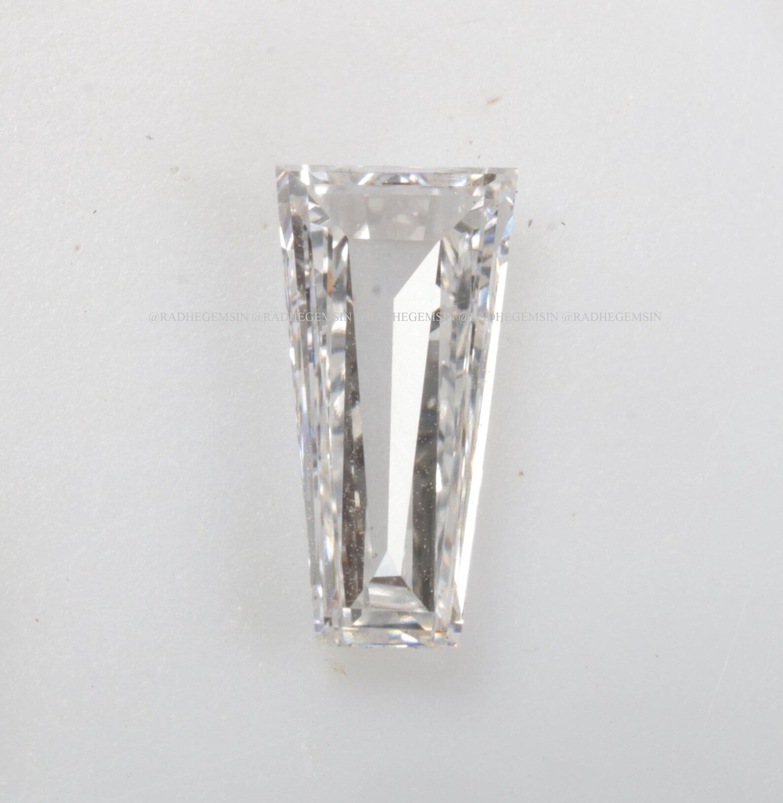 Tapered Cut Lab Grown Diamond, Lab Created Tapered Baguette Loose ...