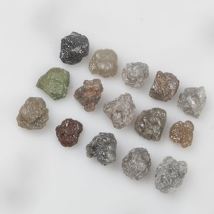 Natural Rough Diamond, Raw Diamond, Uncut Diamond, Grey Color Rough ...