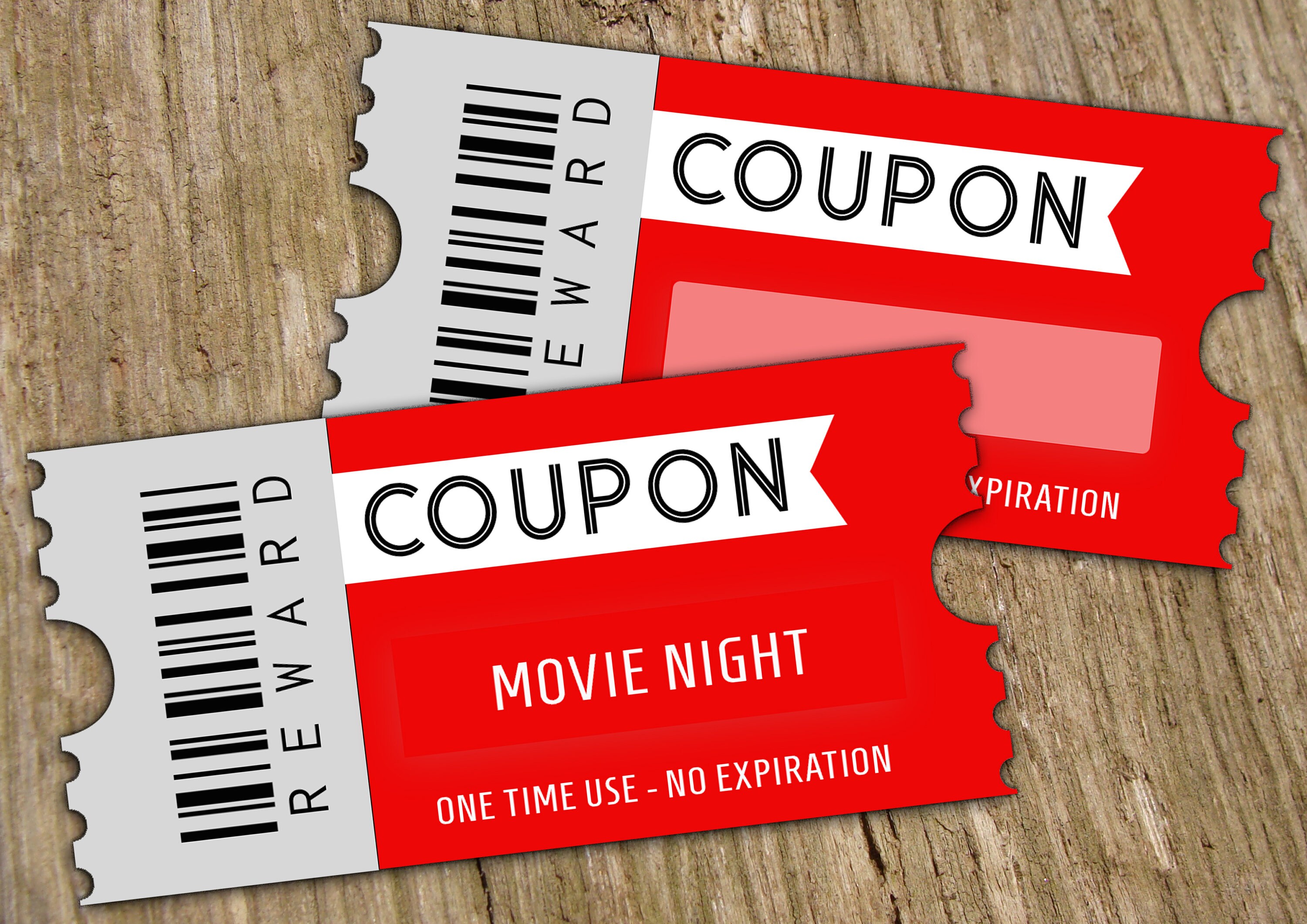 REWARD COUPON TICKET, Printable Reward Coupons, Editable Coupons, Kids ...
