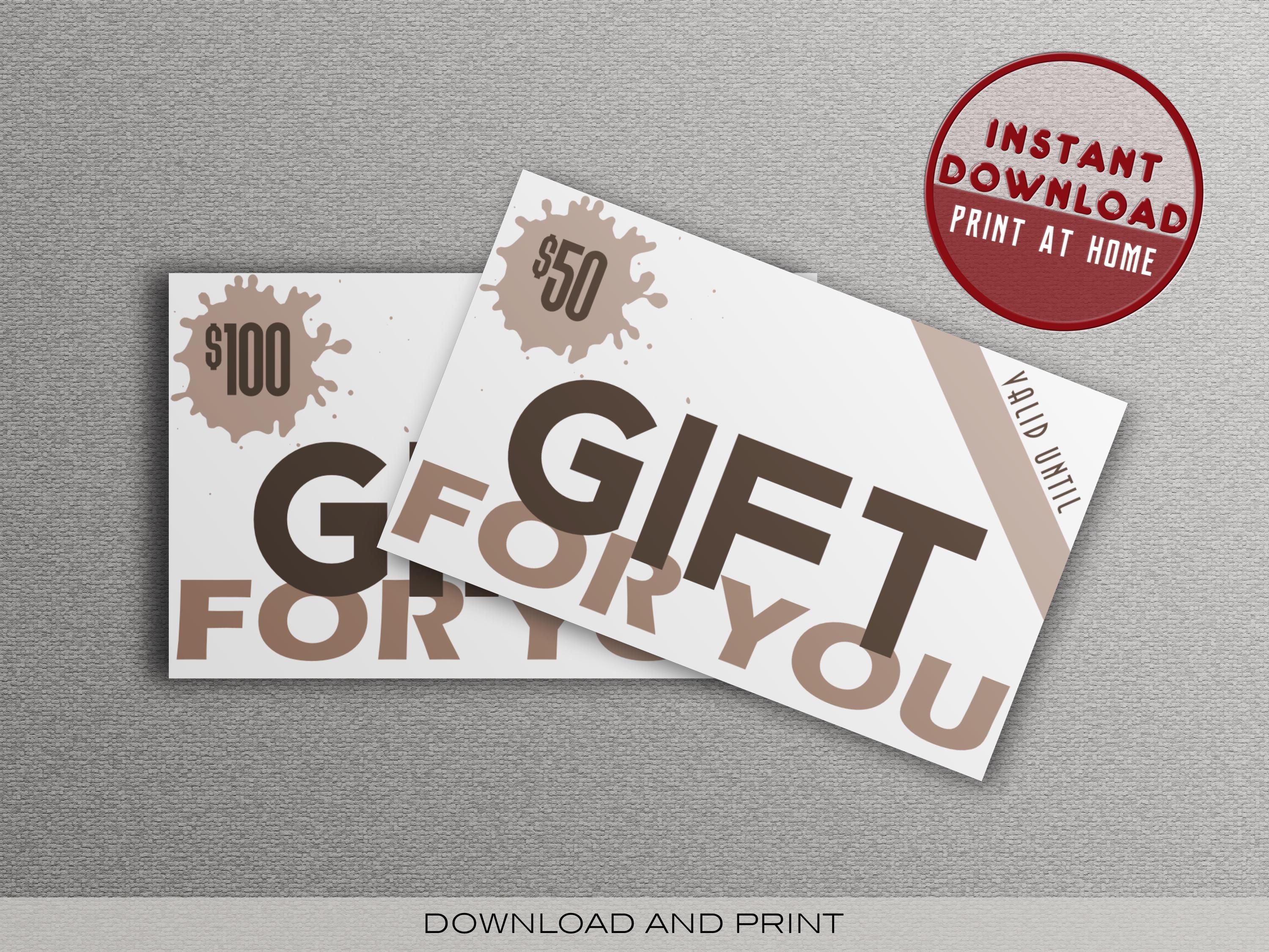 GIFT TICKETS in 25, 50, 75 and 100 Dollars, Gift Tickets, Discount ...