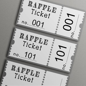 RAFFLE TICKET COUPON, Raffle Ticket, Activity Raffle Ticket Numbers ...