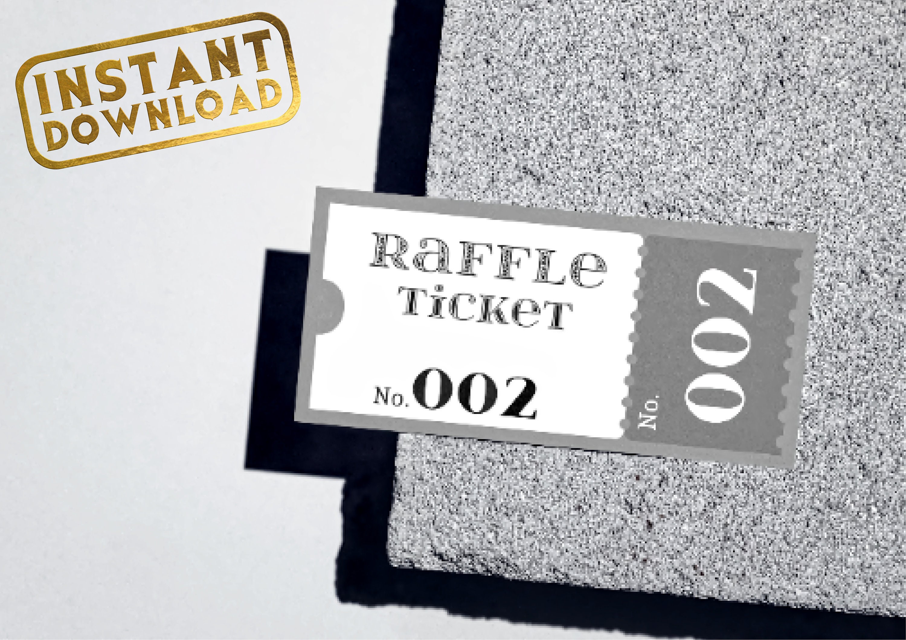 RAFFLE TICKET PRINTABLE, Raffle Ticket Numbers, Activity Raffle Ticket ...