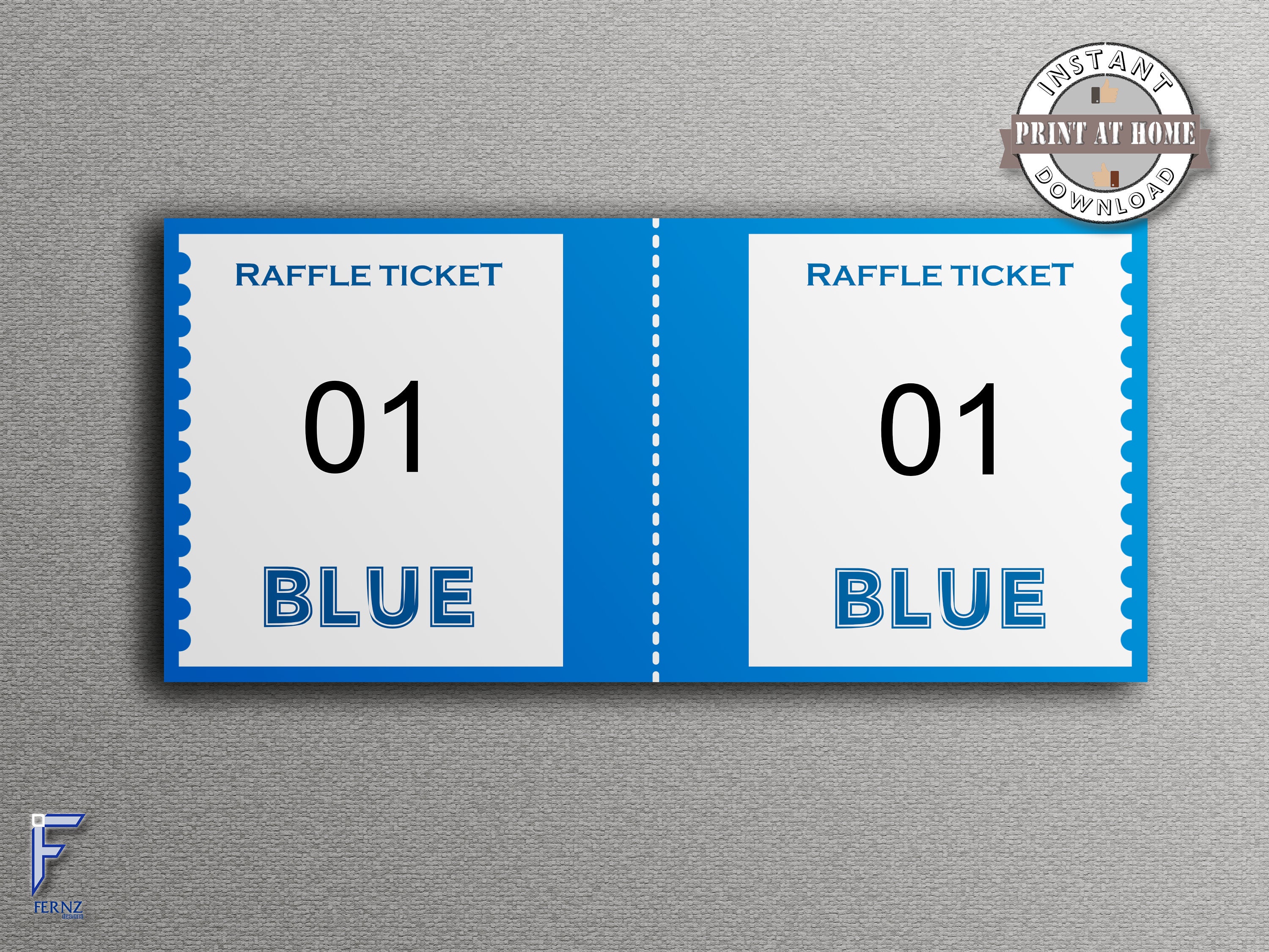 COLORED RAFFLE TICKETS, Raffle Ticket, Activity Raffle Ticket Numbers ...