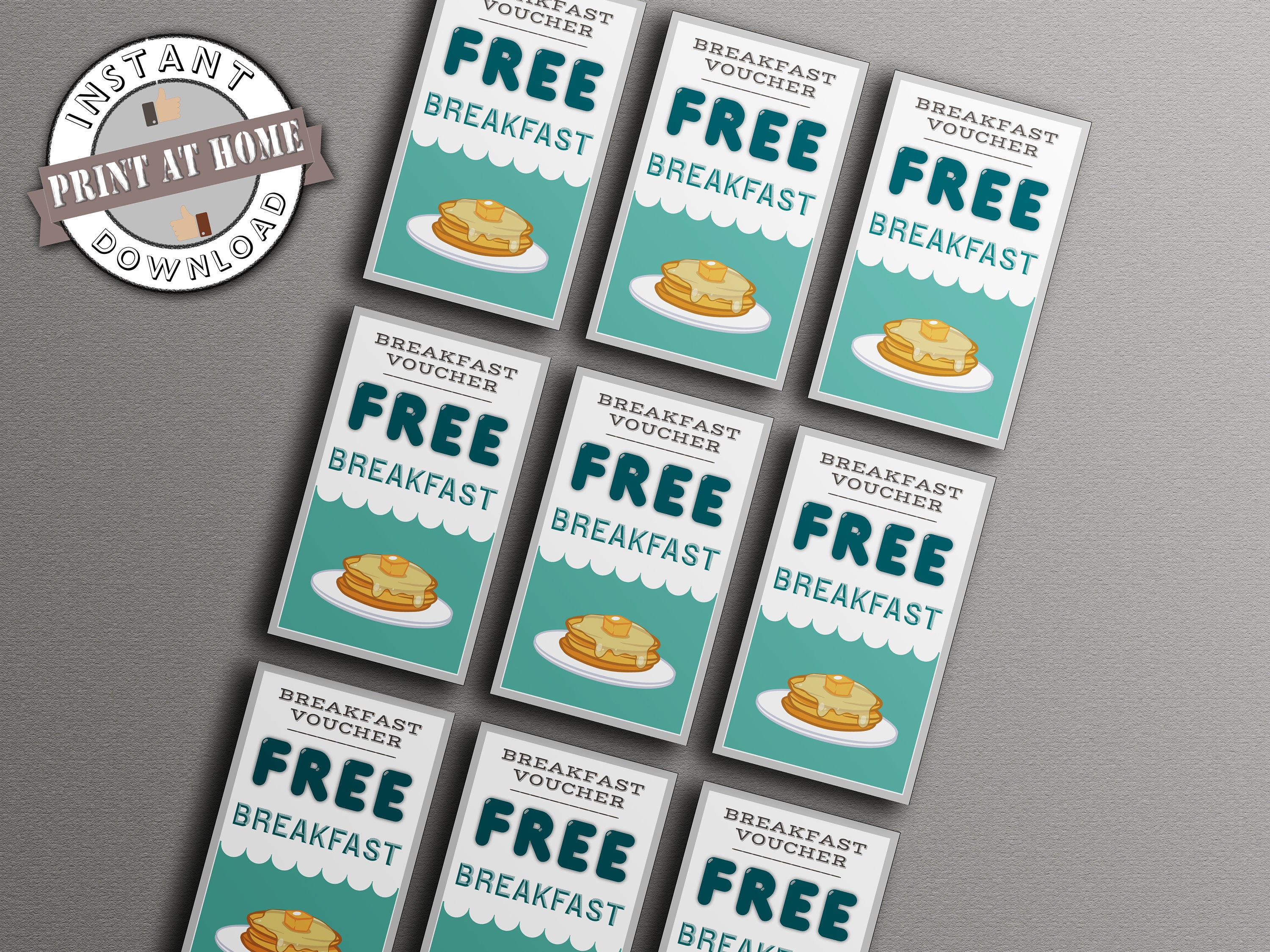 FREE BREAKFAST VOUCHER, Breakfast Tickets, Event Ticket, Activity Meal ...
