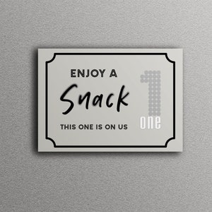 Printable Snack Voucher, Event Ticket (PNG, PDF), Instant Digital ...