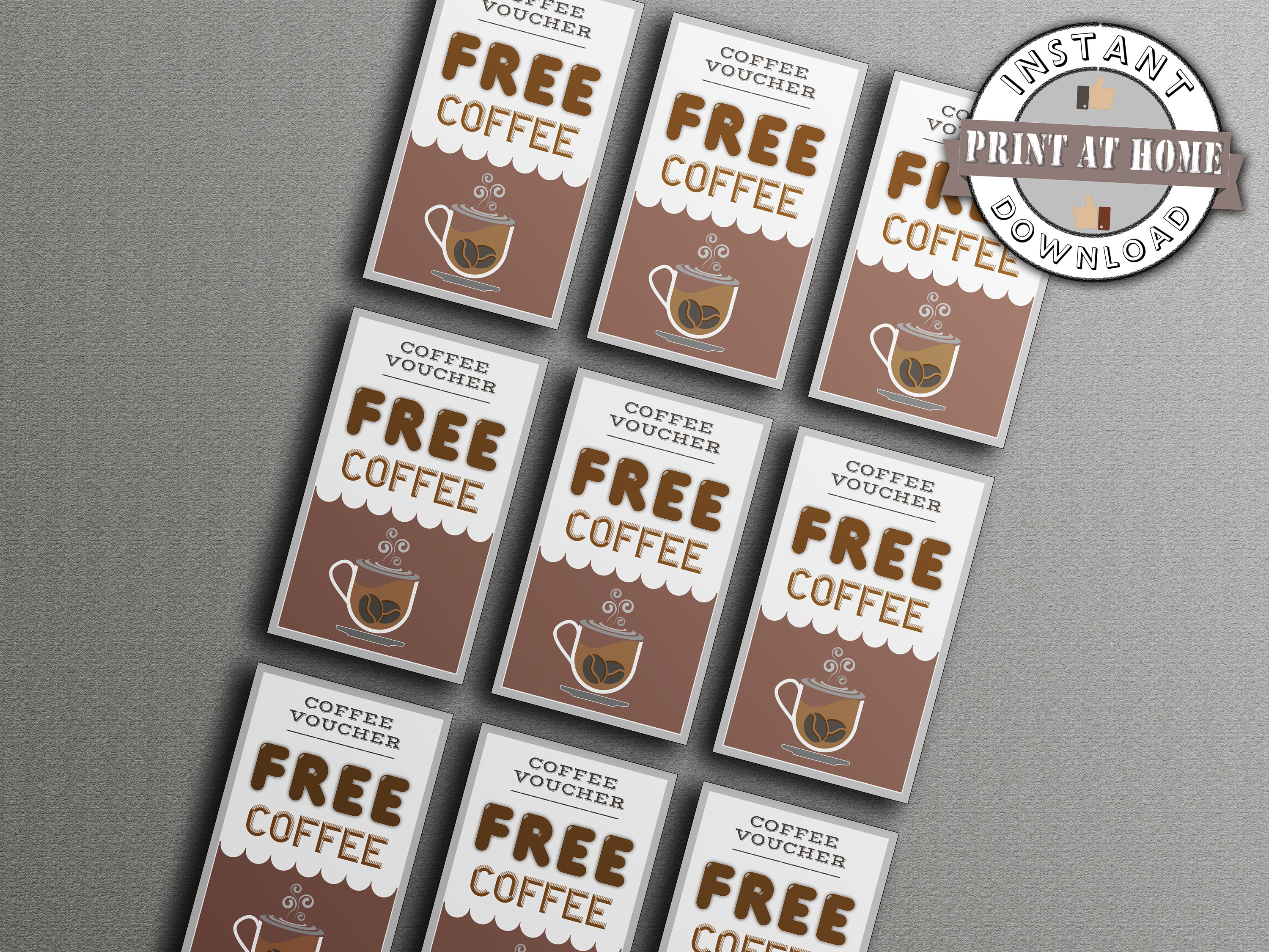 FREE COFFEE TICKET Vouchers, Coffee Tickets, Event Ticket, Activity ...