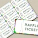 RAFFLE TICKET COUPON, Raffle Ticket Numbers, Activity Raffle Ticket ...