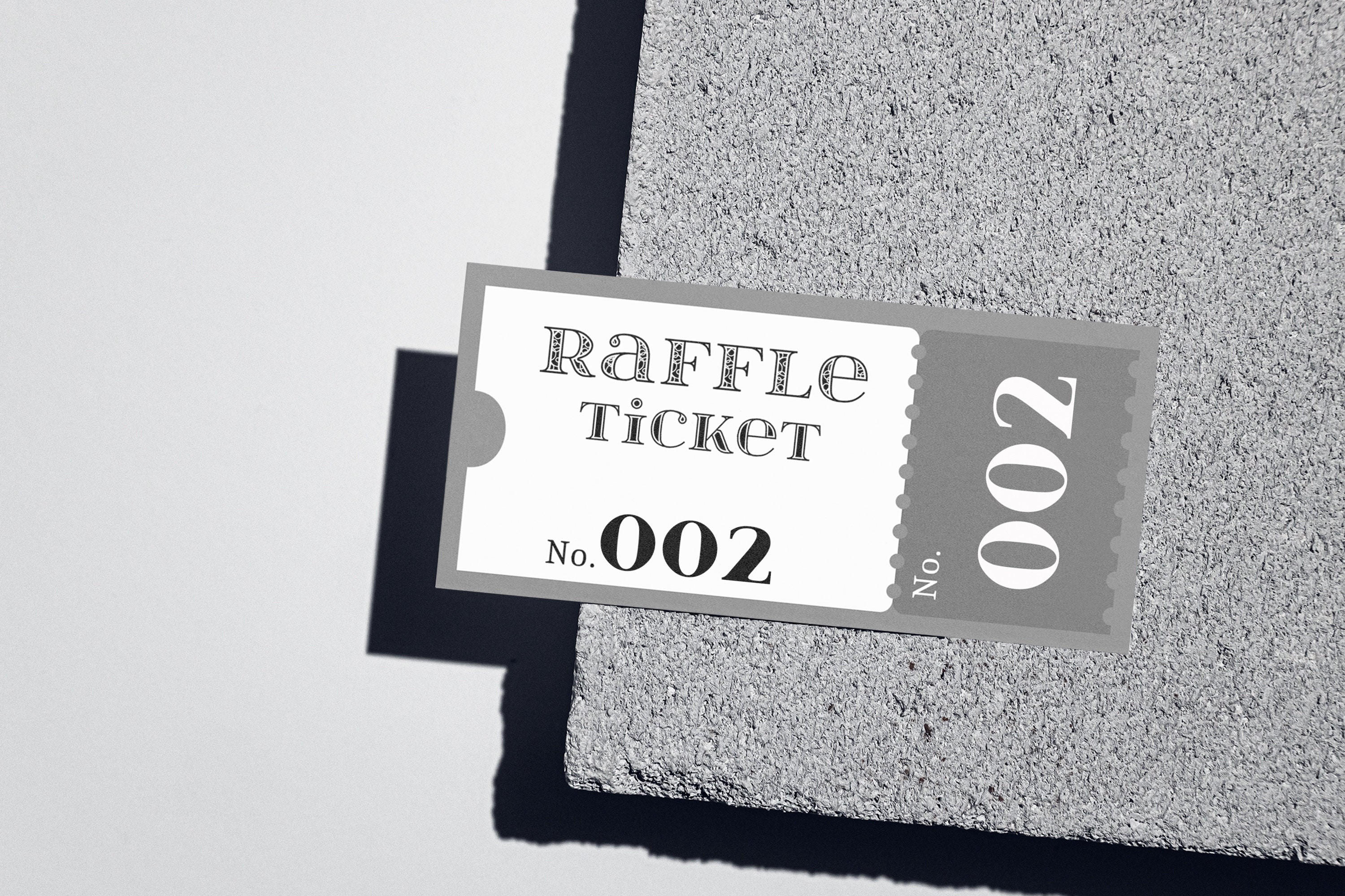 RAFFLE TICKET PRINTABLE, Raffle Ticket Numbers, Activity Raffle Ticket ...