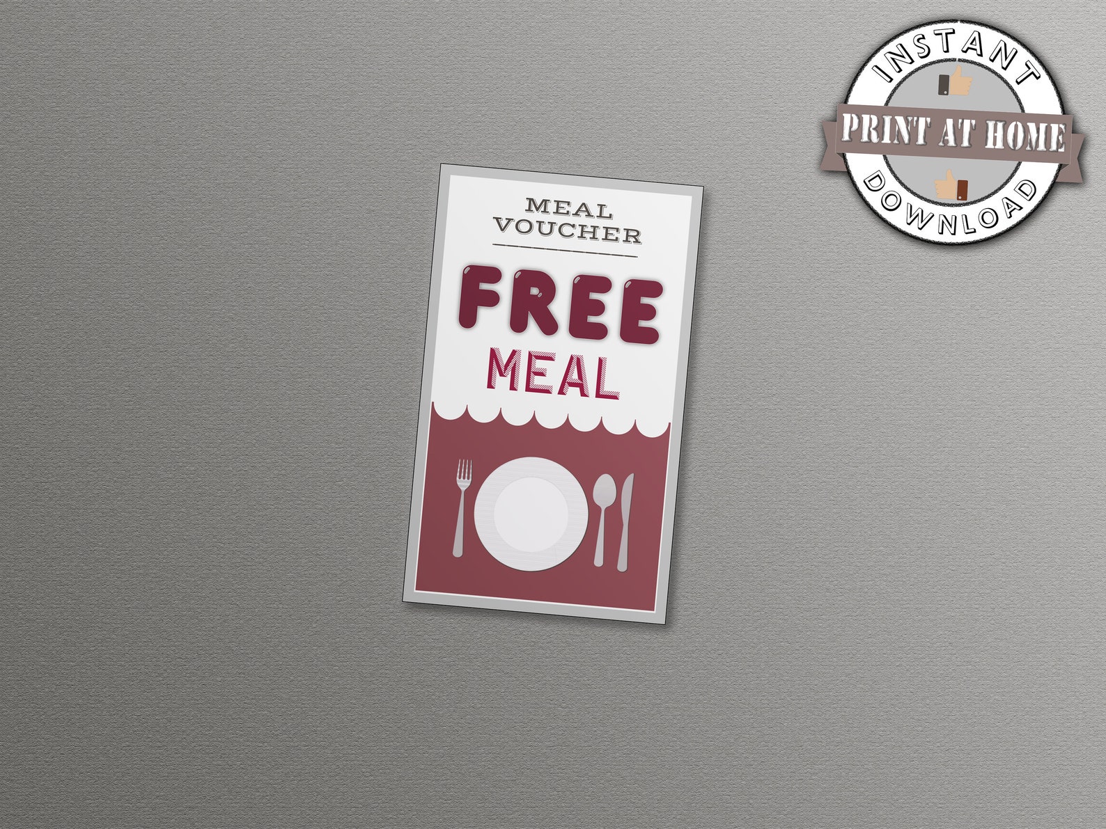 FREE MEAL VOUCHER, Meal Tickets, Event Ticket, Activity Meal Vouchers ...