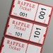 RAFFLE TICKET COUPON, Raffle Ticket, Activity Raffle Ticket ...