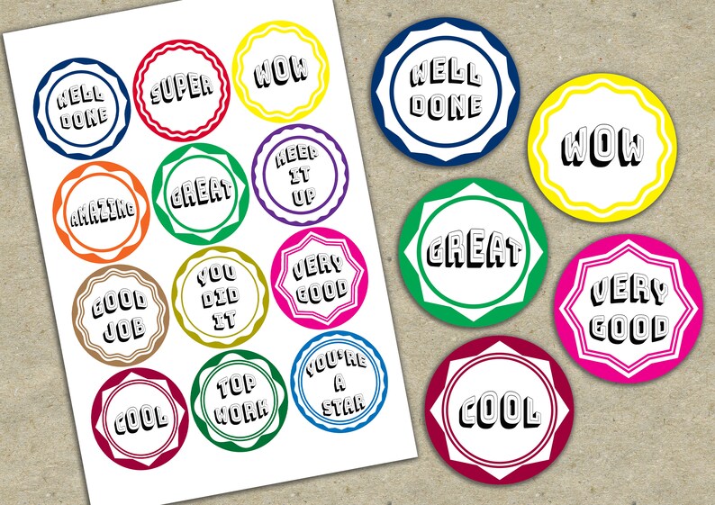 REWARD TOKEN Printable Token Coupons Reward Token Kids Activity Reward ...