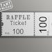 RAFFLE TICKET COUPON Raffle Ticket Activity Raffle Ticket - Etsy