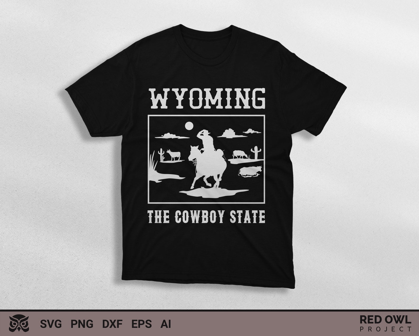 Cowboy SVG, Wyoming the Cowboy State SVG, Western Country Southern ...