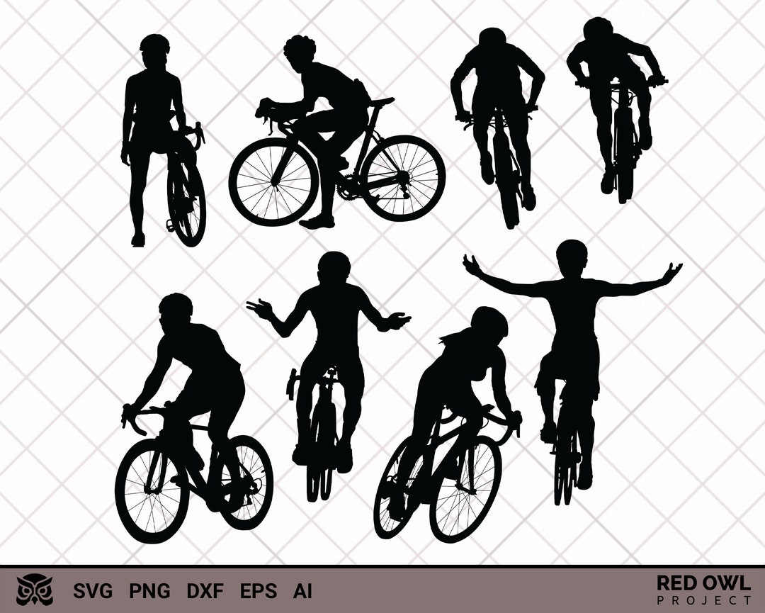 Cycling SVG, Athlete Cyclist SVG Bundle, Retro Vintage, Bike Life ...