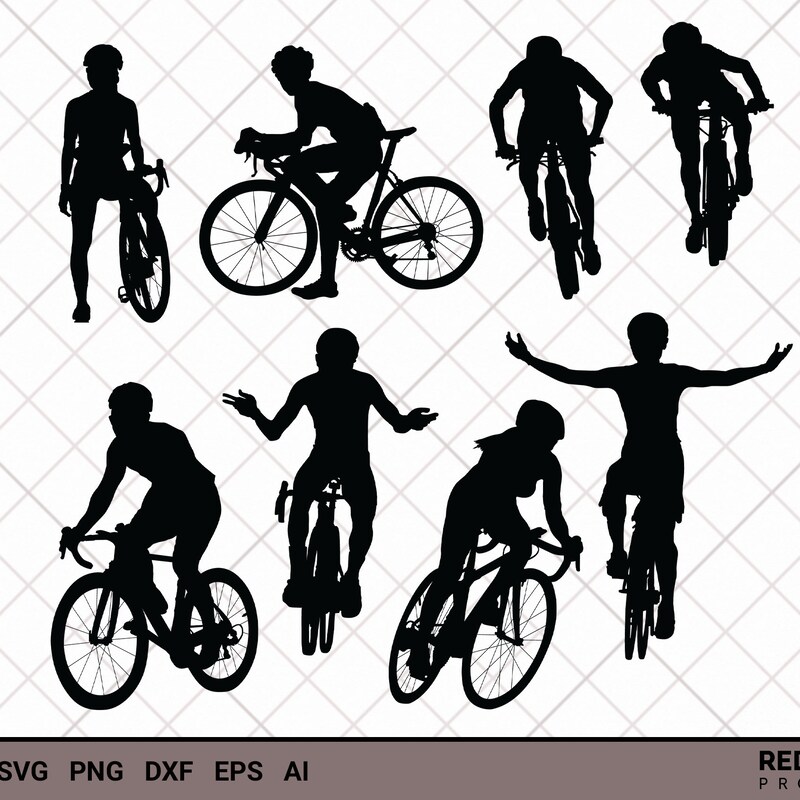 Cycling Svg - Etsy