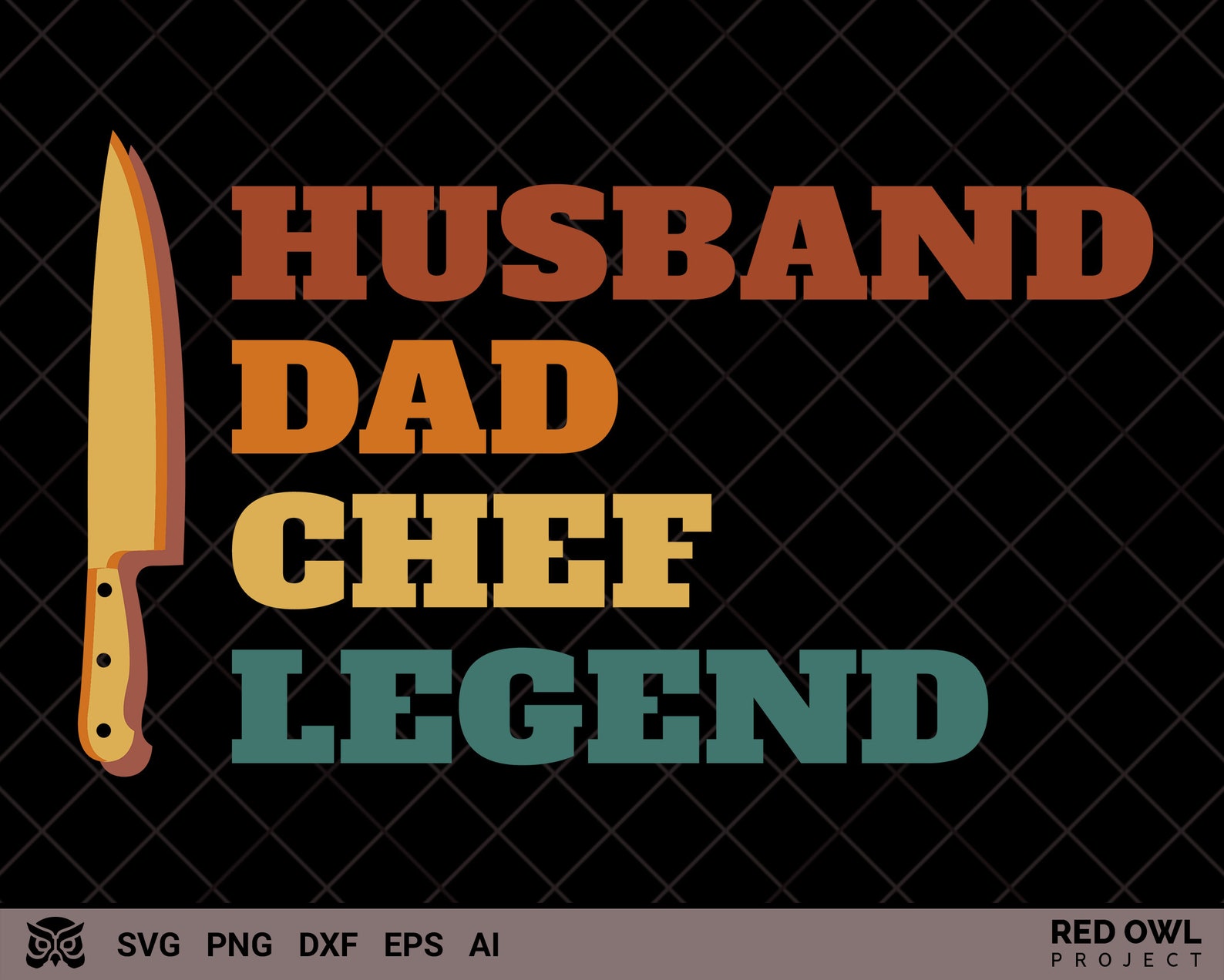 Chef Culinary SVG, Mens Husband. Dad. Chef. Legend Quote for Your Chef ...