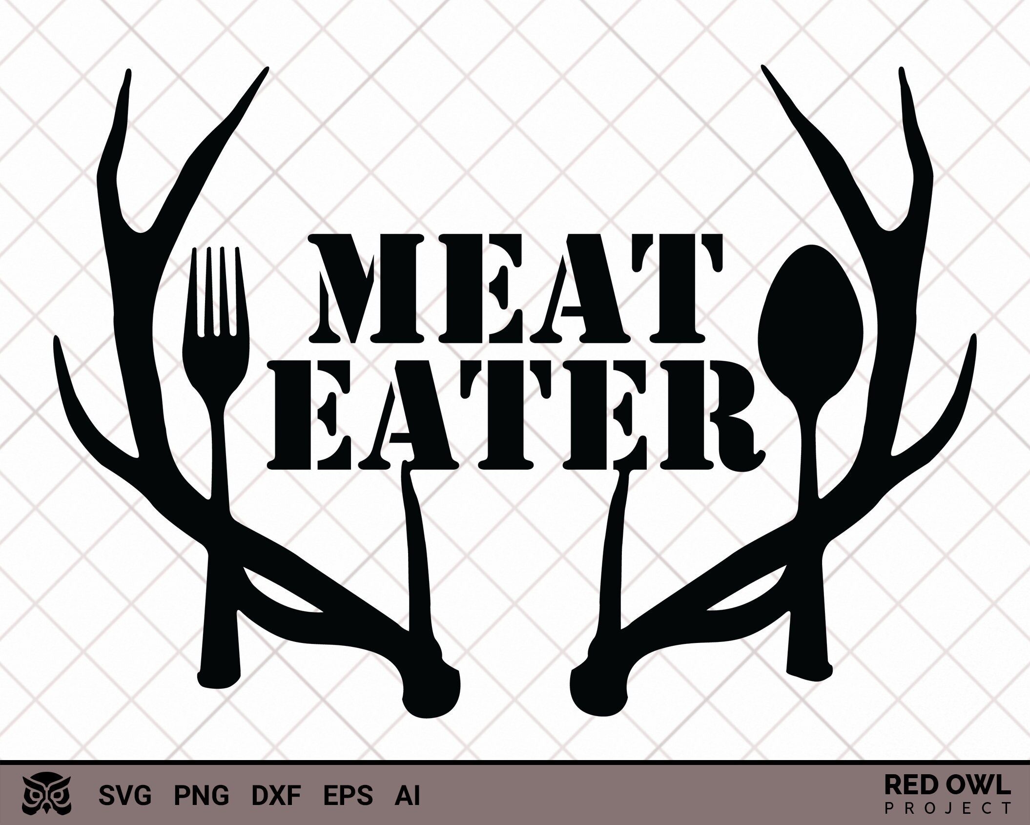 Deer Hunting SVG, Meat Eater Funny Whitetail Deer Hunting SVG, Deer ...