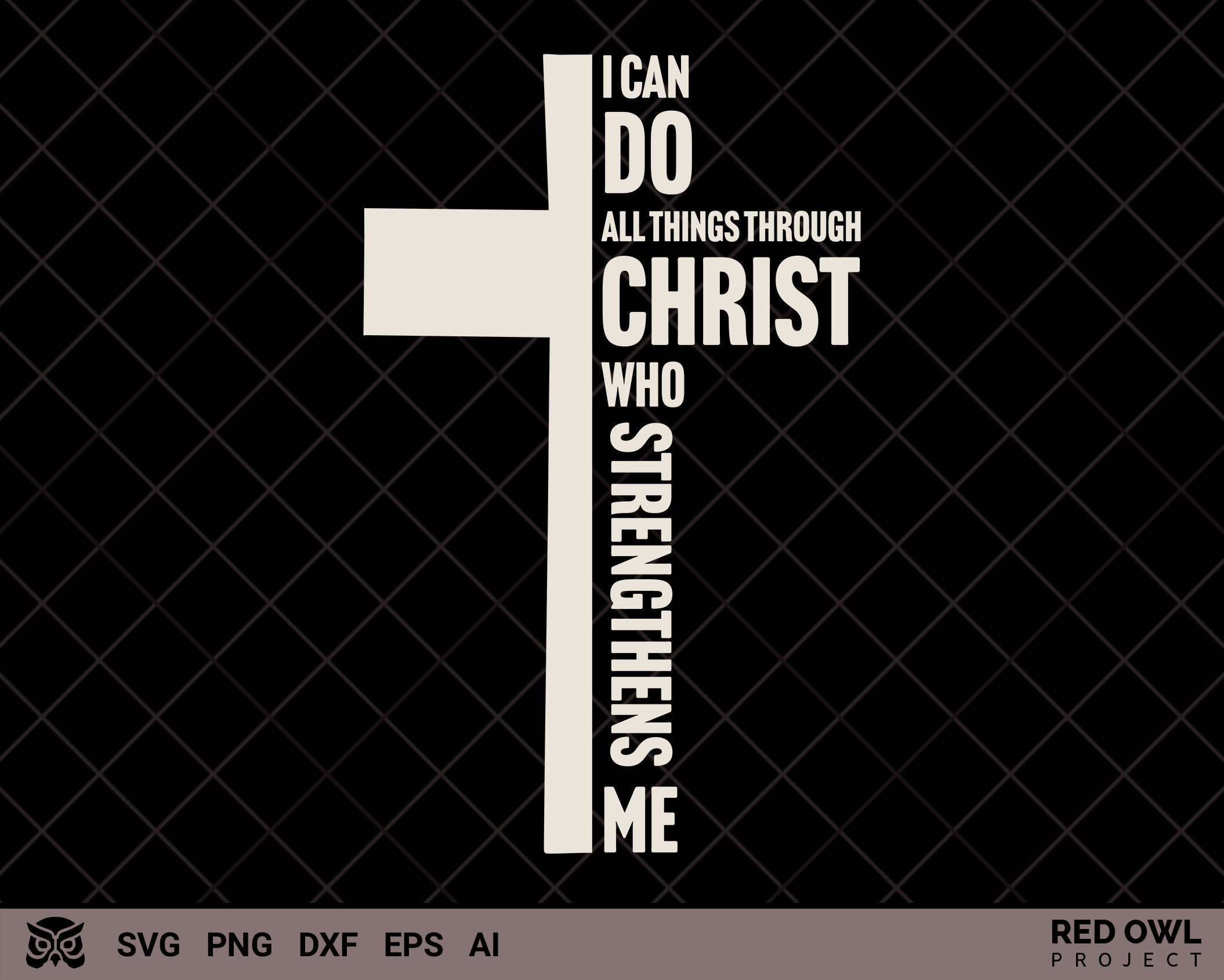 I Can Do All Things Through Christ SVG, Easter SVG, Christian Svg ...