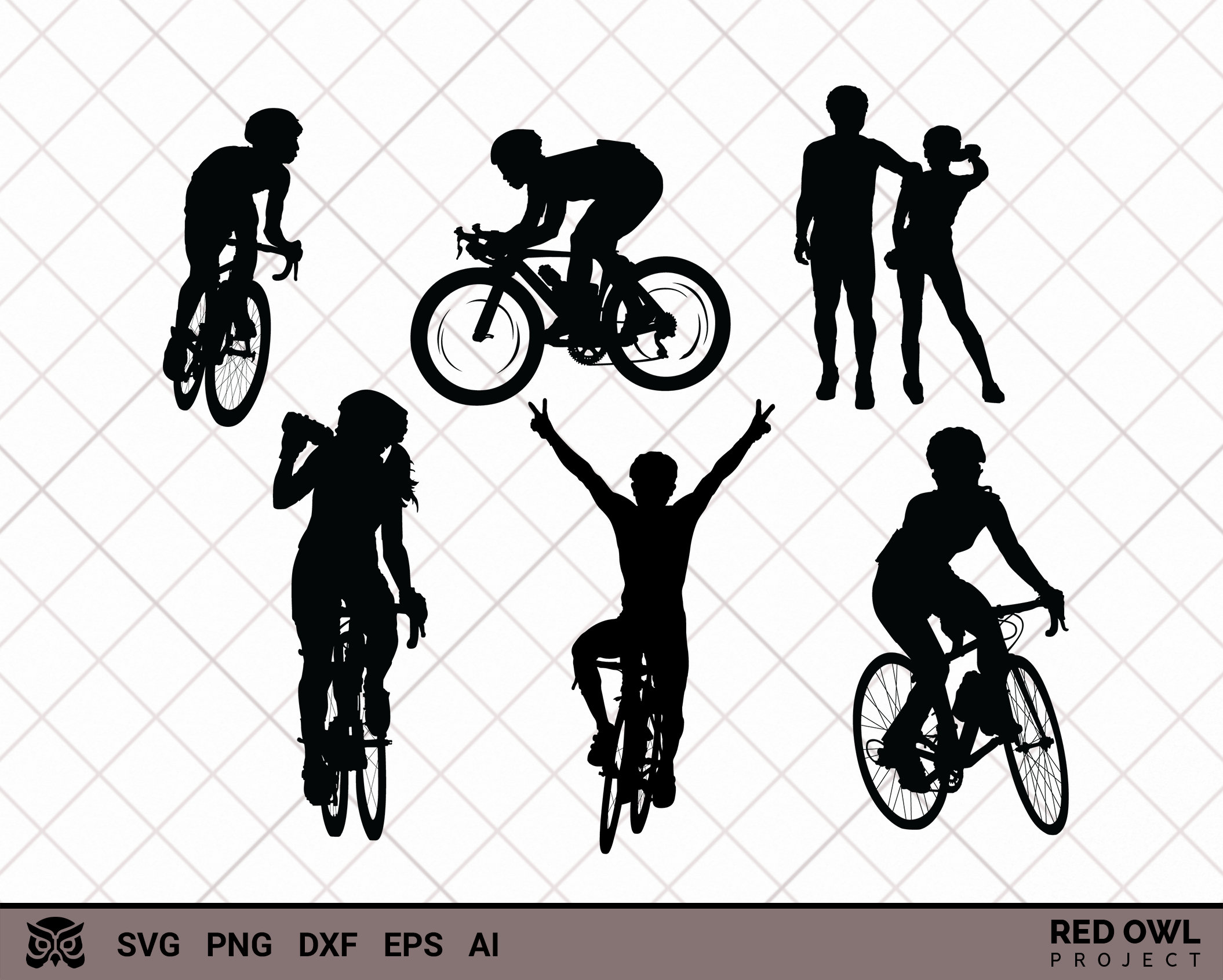 Cycling SVG, Athlete Cyclist SVG Bundle, Retro Vintage, Bike Life ...