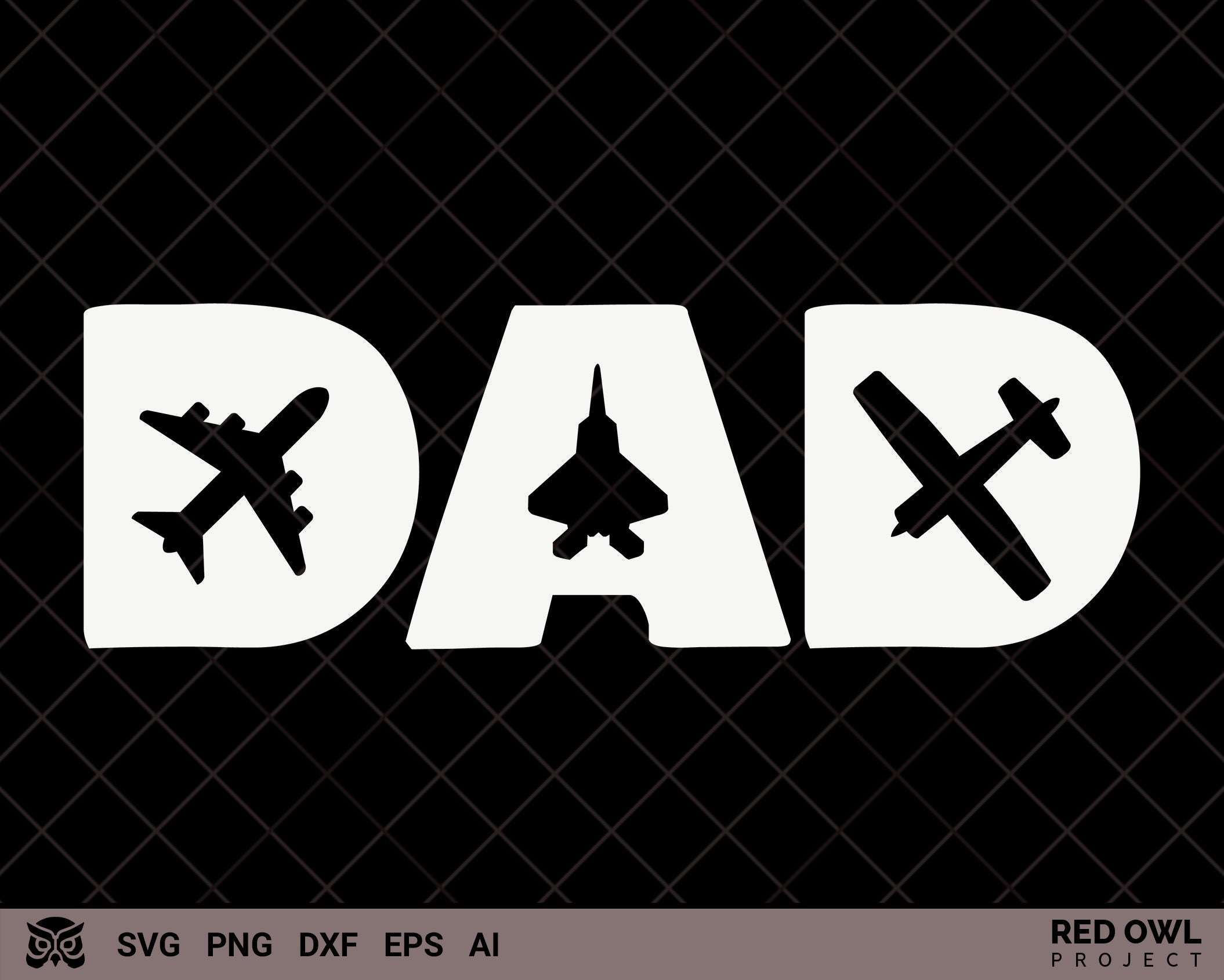 Pilot & Airplane SVG, Dad Pilot Graphic SVG Aircraft Svg, Captain Dad ...