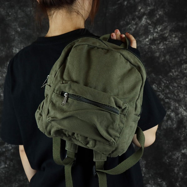 Canvas Backpack Men - Etsy