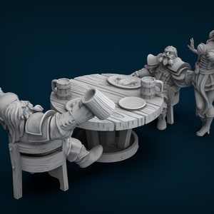 Dwarf Tavern Table (options) | the Good Ol' Tavern | 32mm Fantasy ...