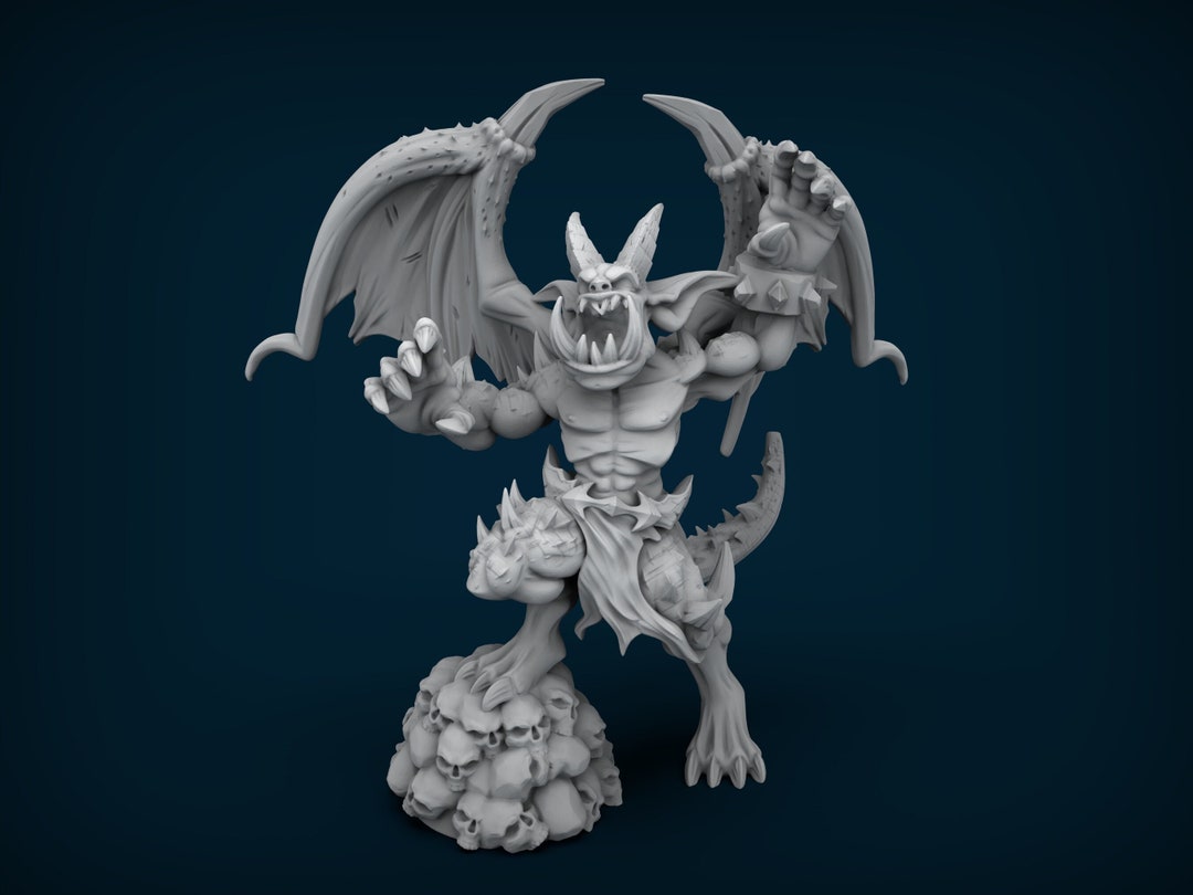 Jizor's Minion Imp Demon A Depths of Hell 32mm Fantasy Miniature 4K ...