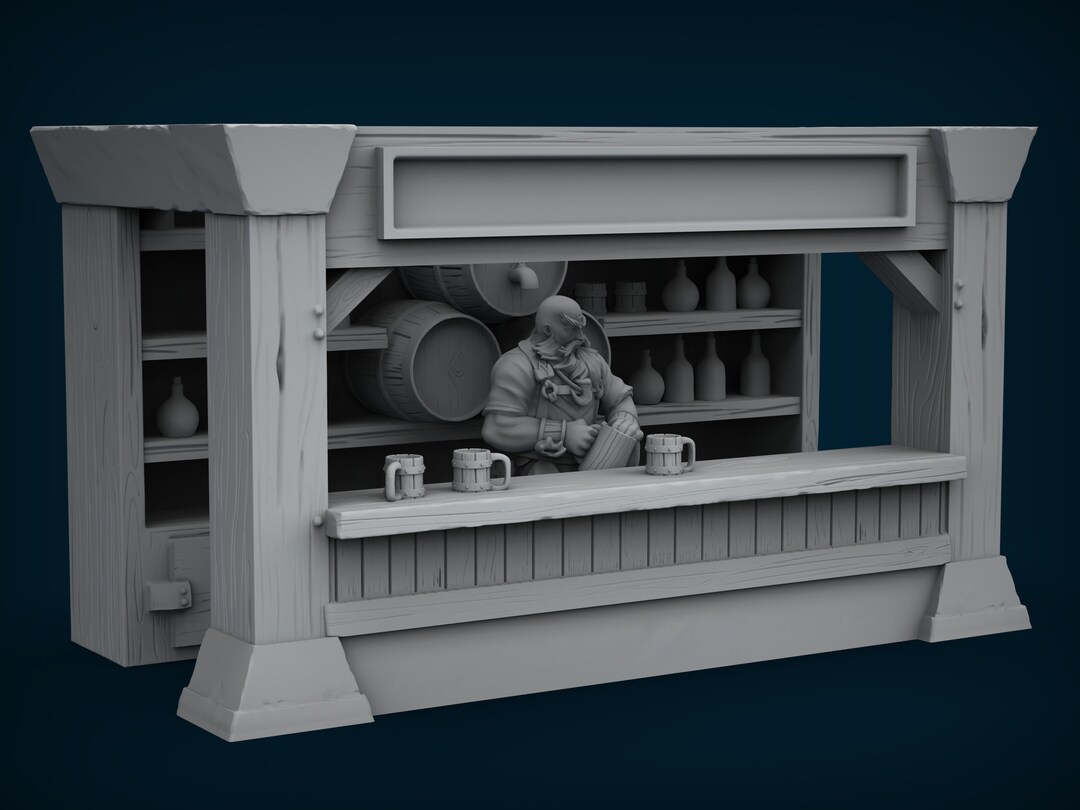 Tavern Barkeeper Prop options the Good Ol' Tavern 32mm Fantasy ...