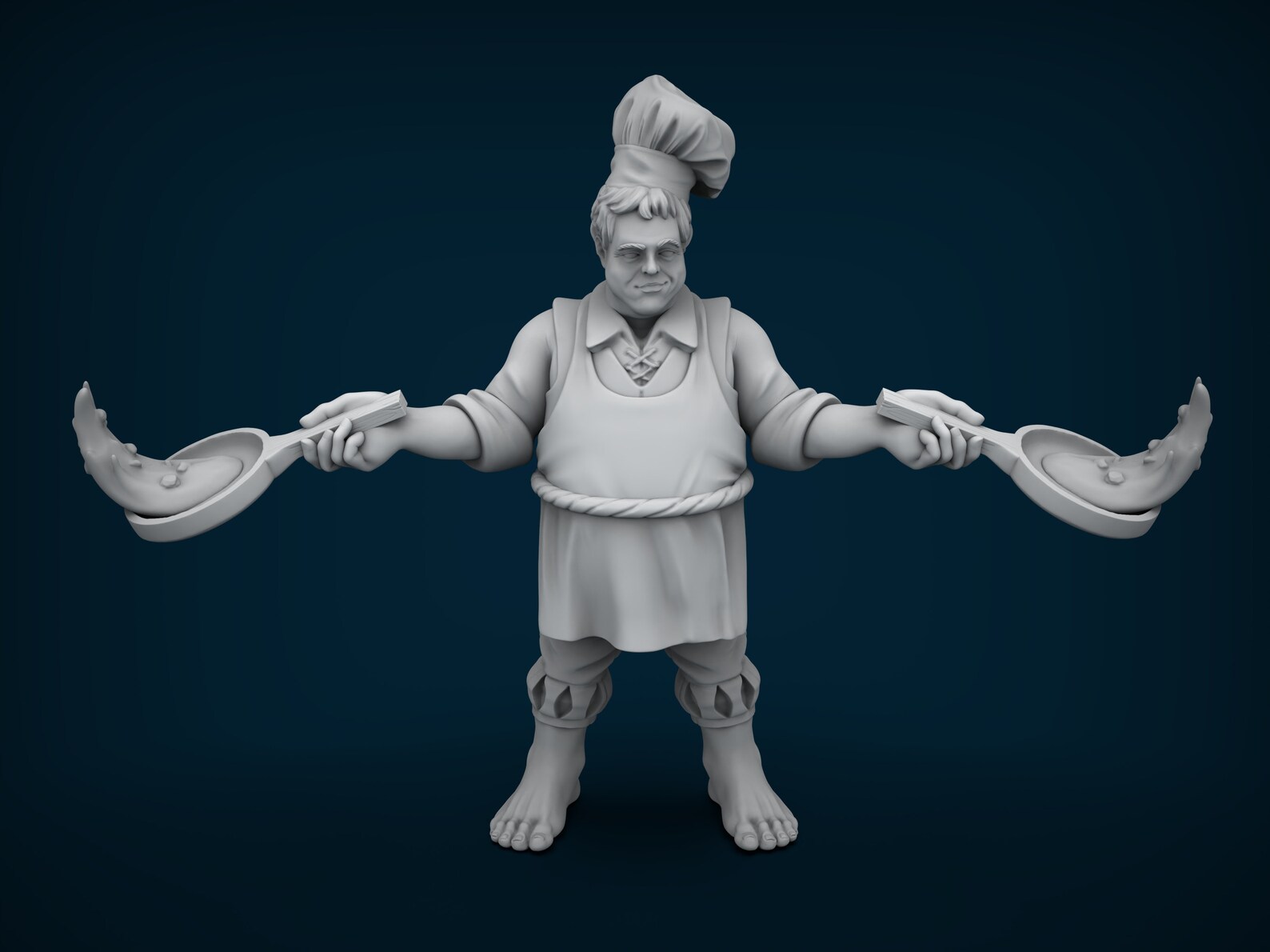 Halfling Tavern Cook Chef the Good Ol' Tavern 32mm - Etsy