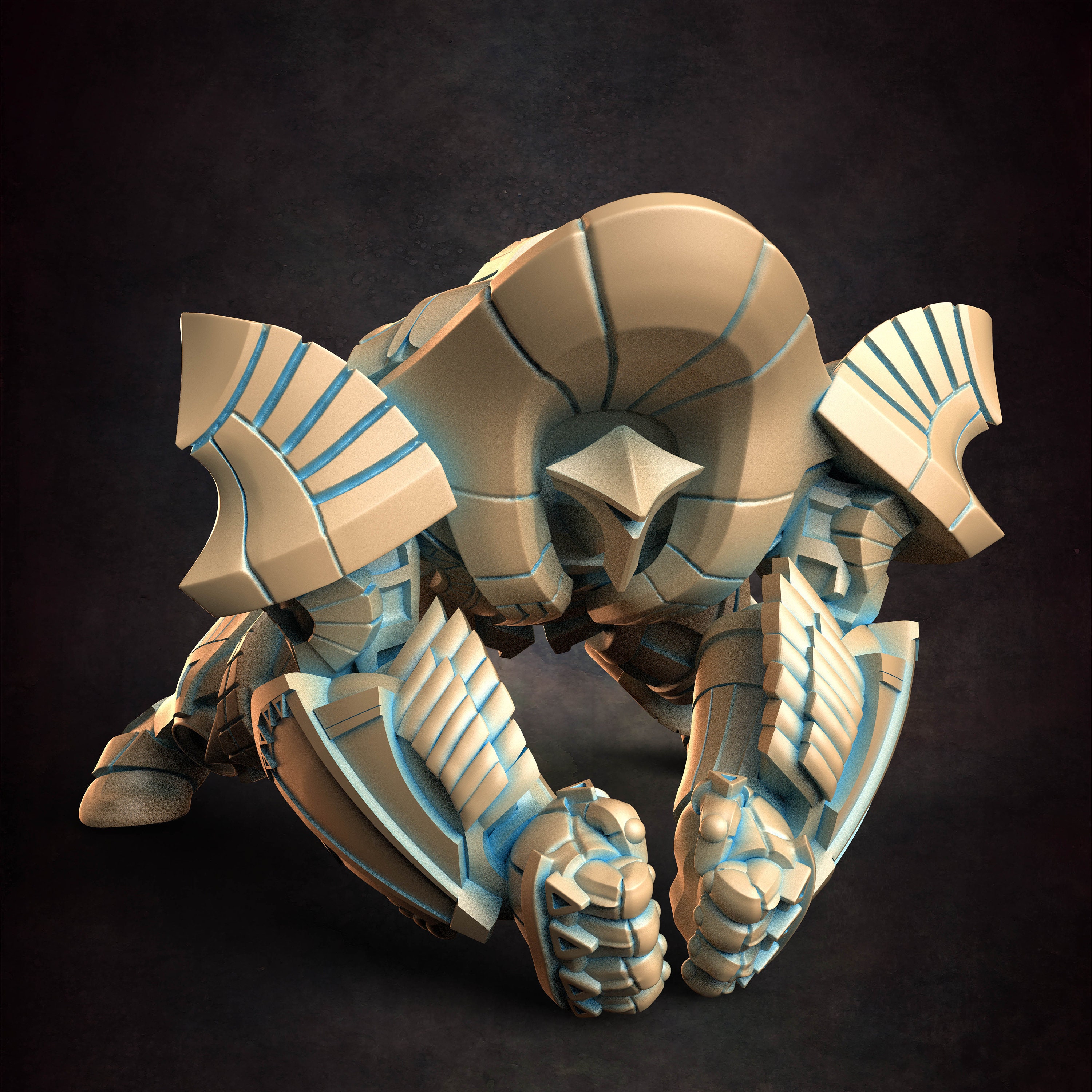 Guardian Golem E Golems of Egypt 32mm Fantasy Miniature - Etsy