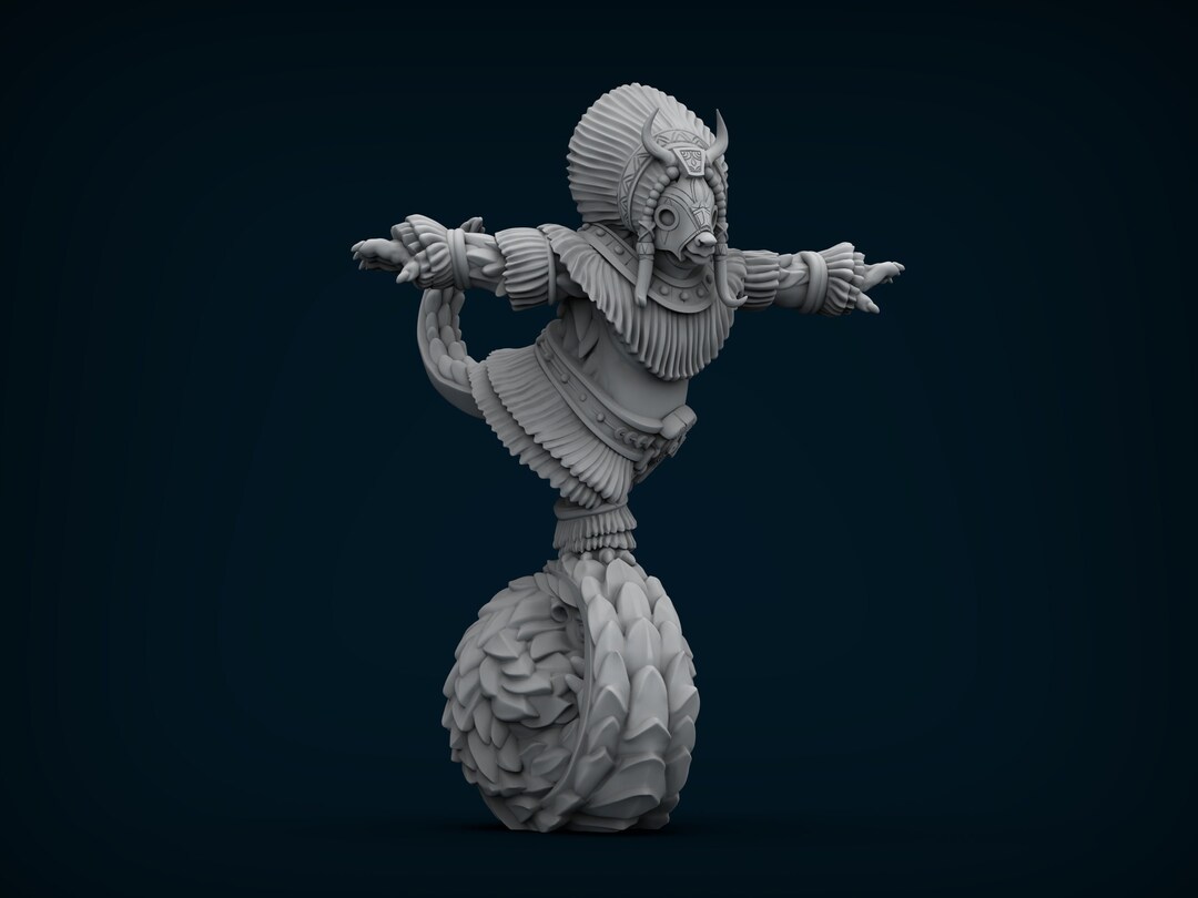 Pango Entertainer | Pangolin Village | 32mm Fantasy Miniature | 4K ...