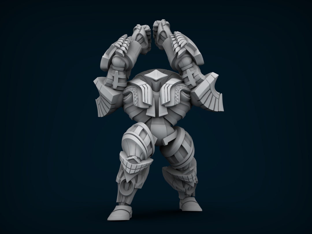 Guardian Golem B | Golems of Egypt | 32mm Fantasy Miniature | 4K Detail ...