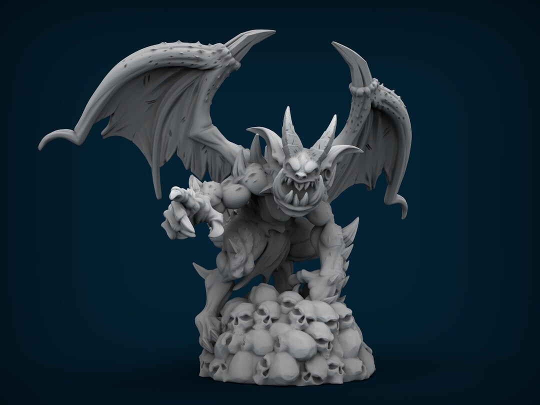 Jizor's Minion Imp Demon C | Depths of Hell | 32mm Fantasy Miniature ...