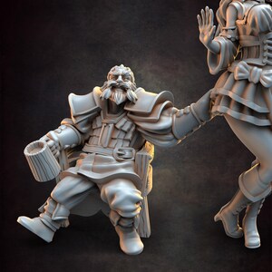 Dwarf Tavern Table Miniature | 32mm D&D RPG Terrain - Etsy
