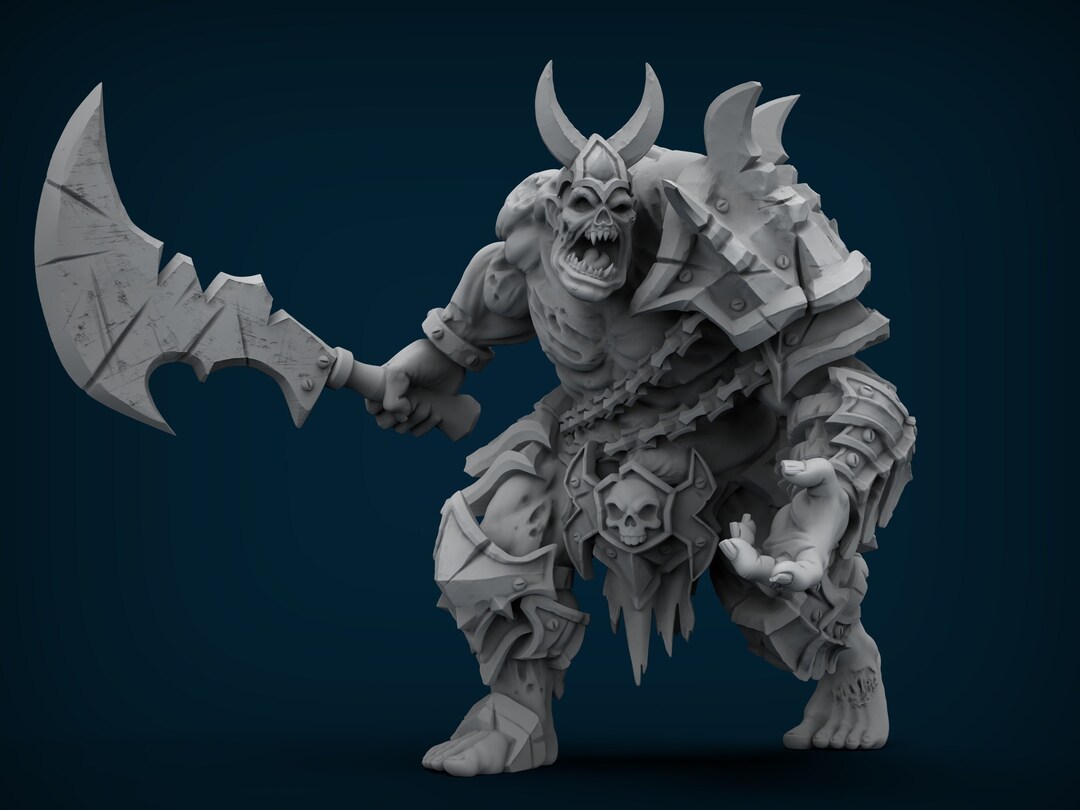 Huge Reanimated Undead Troll Tank | Hidden Crypt | 32mm Fantasy ...