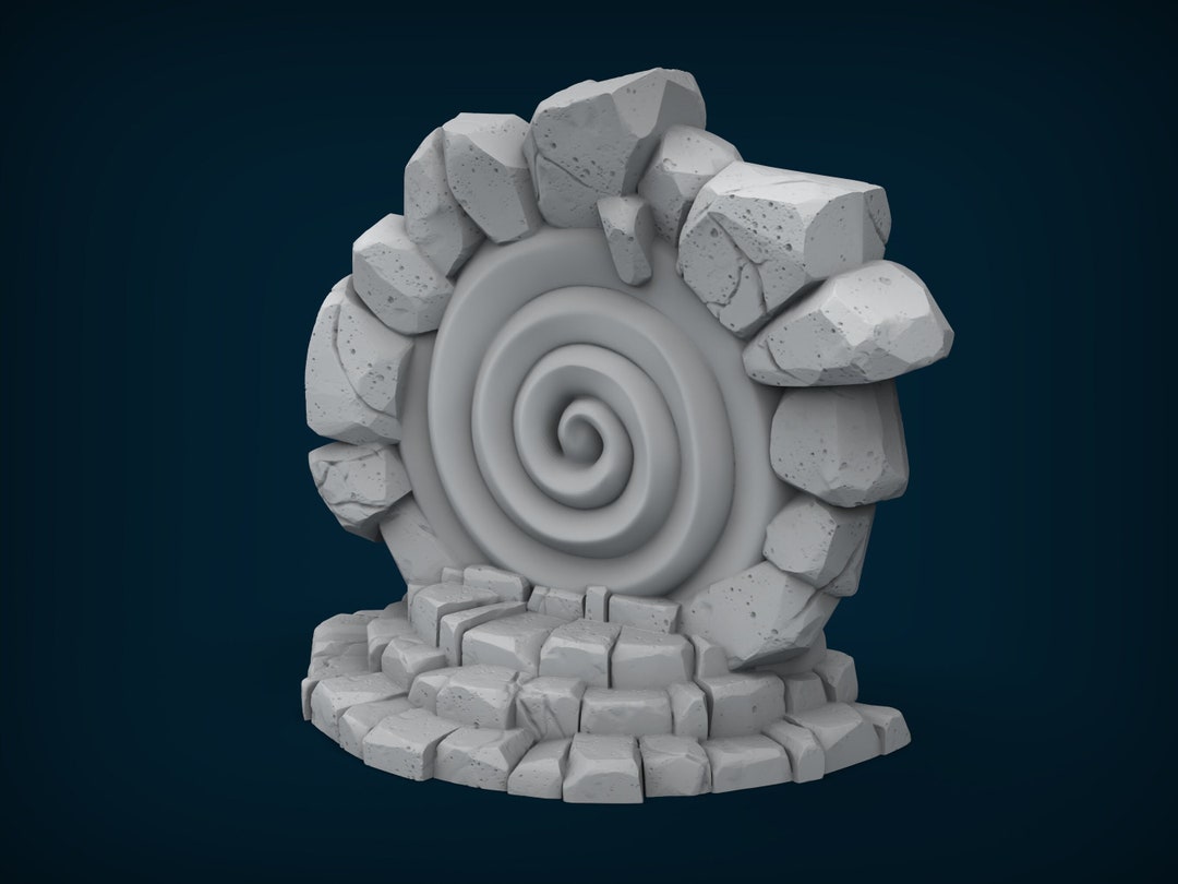 Magical Vortex Portal Terrain Prop | Wargaming | 32mm Fantasy Miniature ...