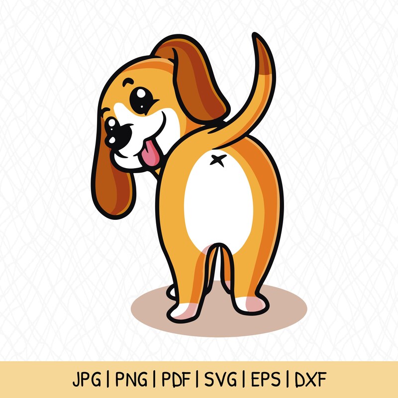 Dog Butt Svg - Etsy