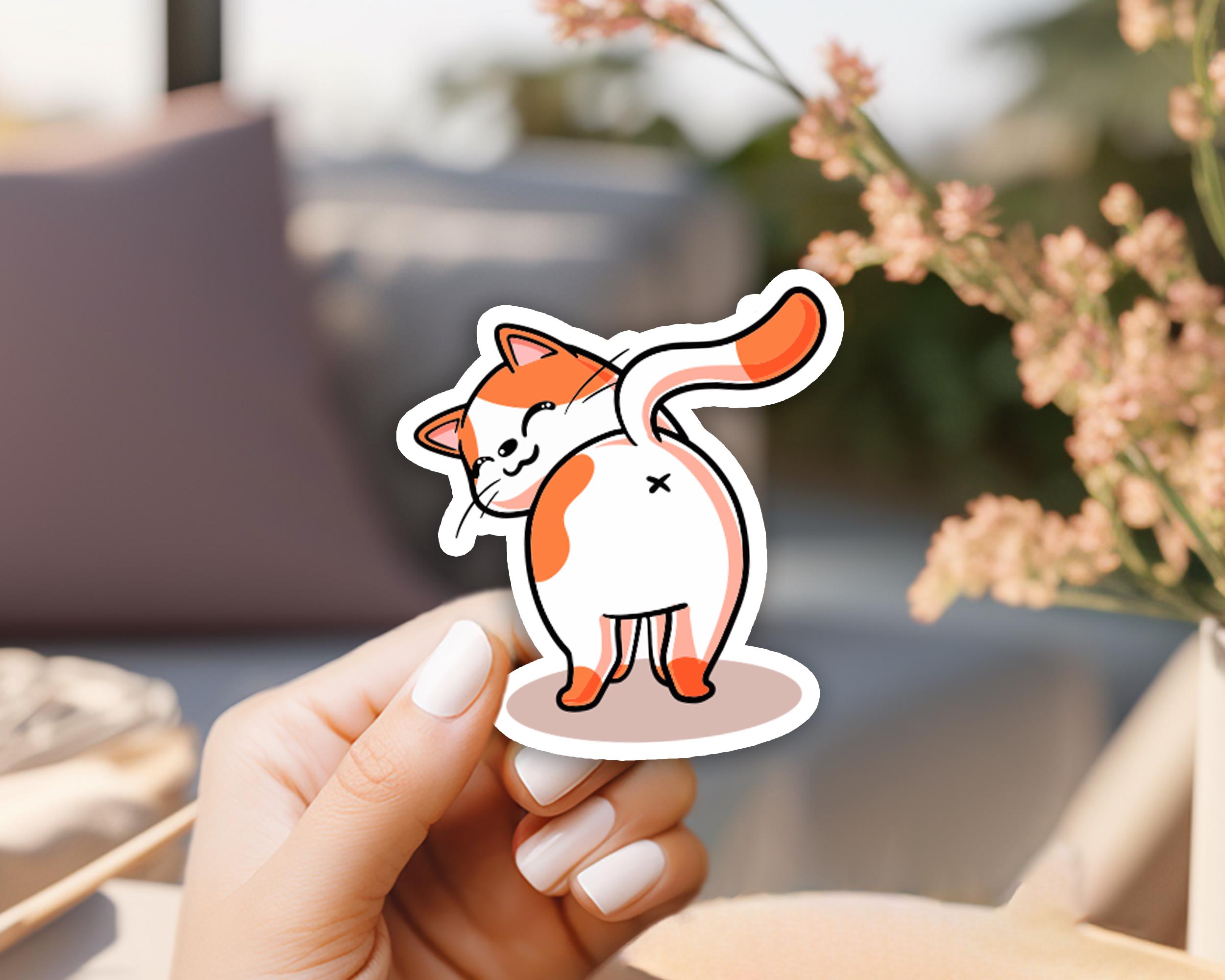 Cat Butt SVG File, Funny Digital Files - Vector, Cats Lovers - Easily ...