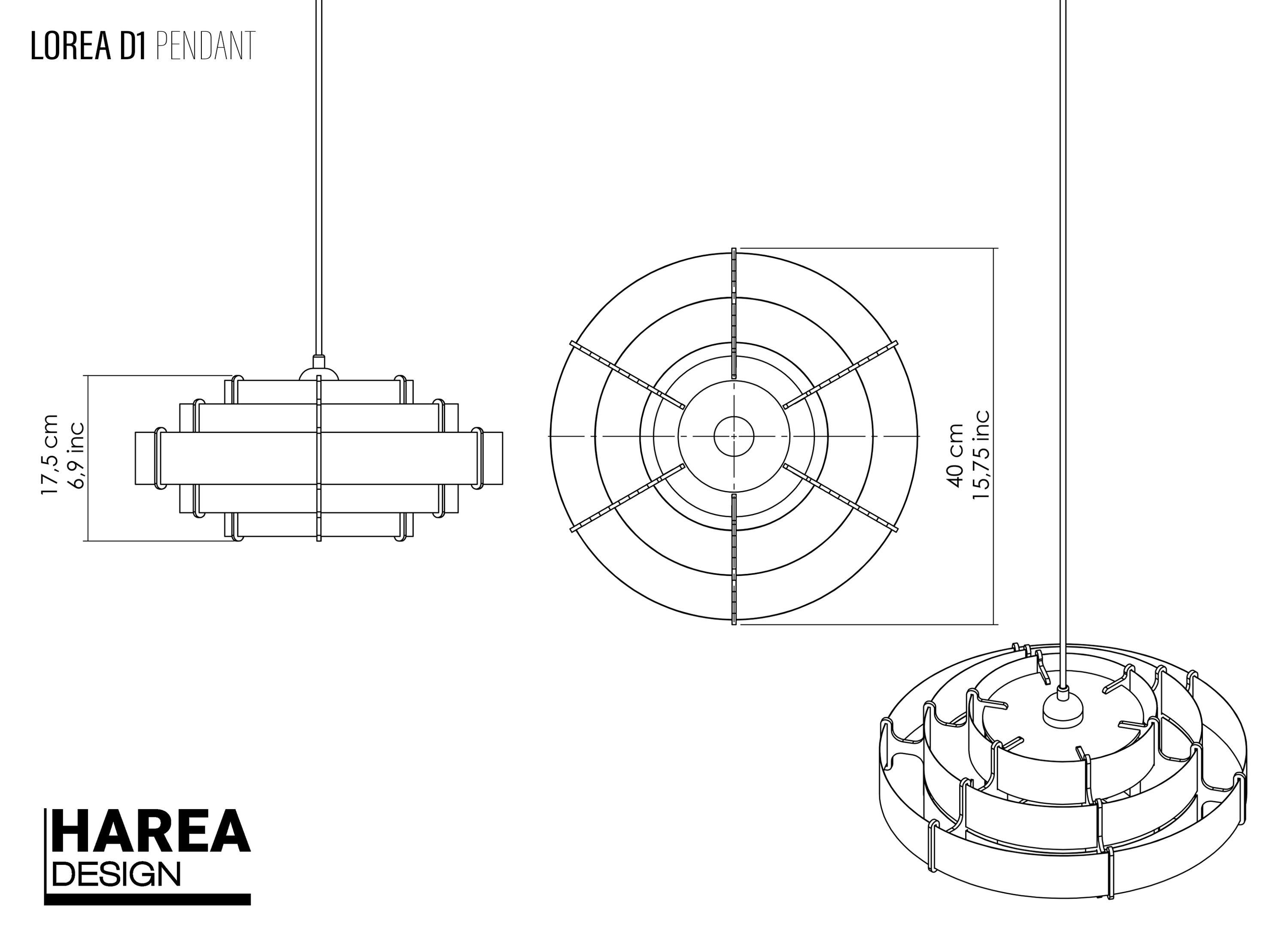 Wood Pendant Light | Modern Walnut Chandelier | Mid-century Lighting ...