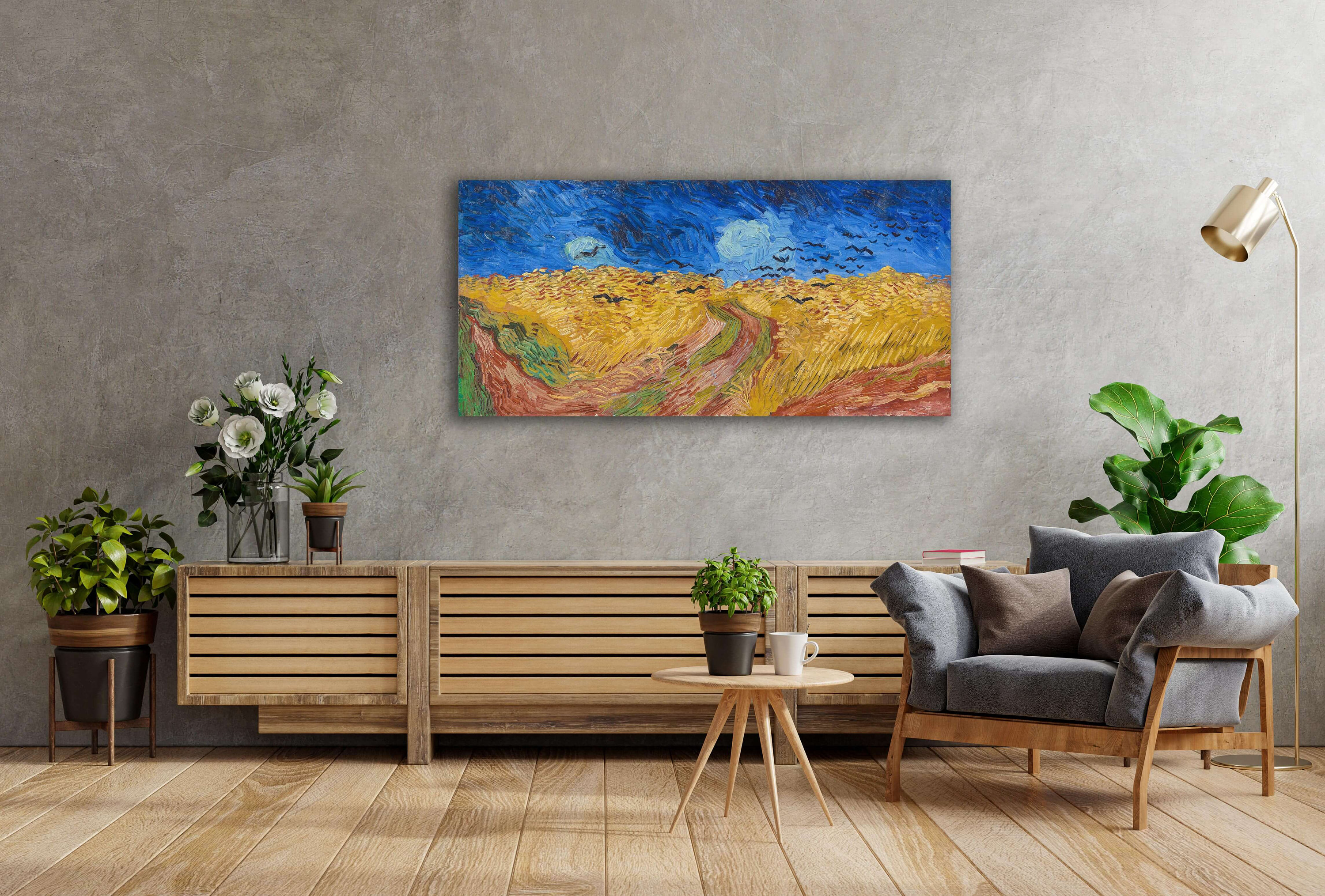Wheatfield With Crows by Vincent Van Gogh Giclée Canvas Print (1890 ...