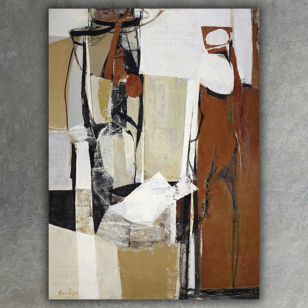 Stoic Figure by Maria Luisa Pacheco Giclée Canvas Print (1959) • Modern ...