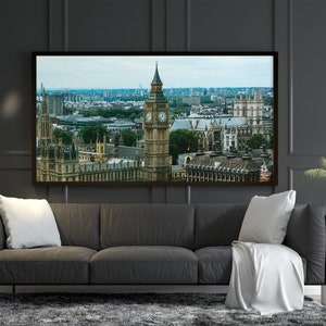 Big Ben in London Canvas Print London City Skyline Poster Urban ...