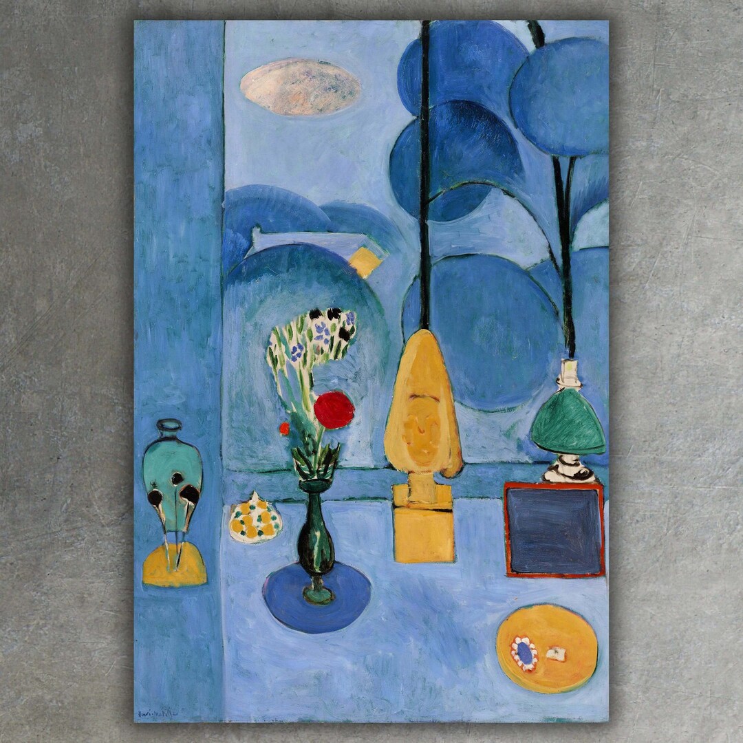 The Blue Window by Henri Matisse Giclée Canvas Print (1913) • Fine Art ...