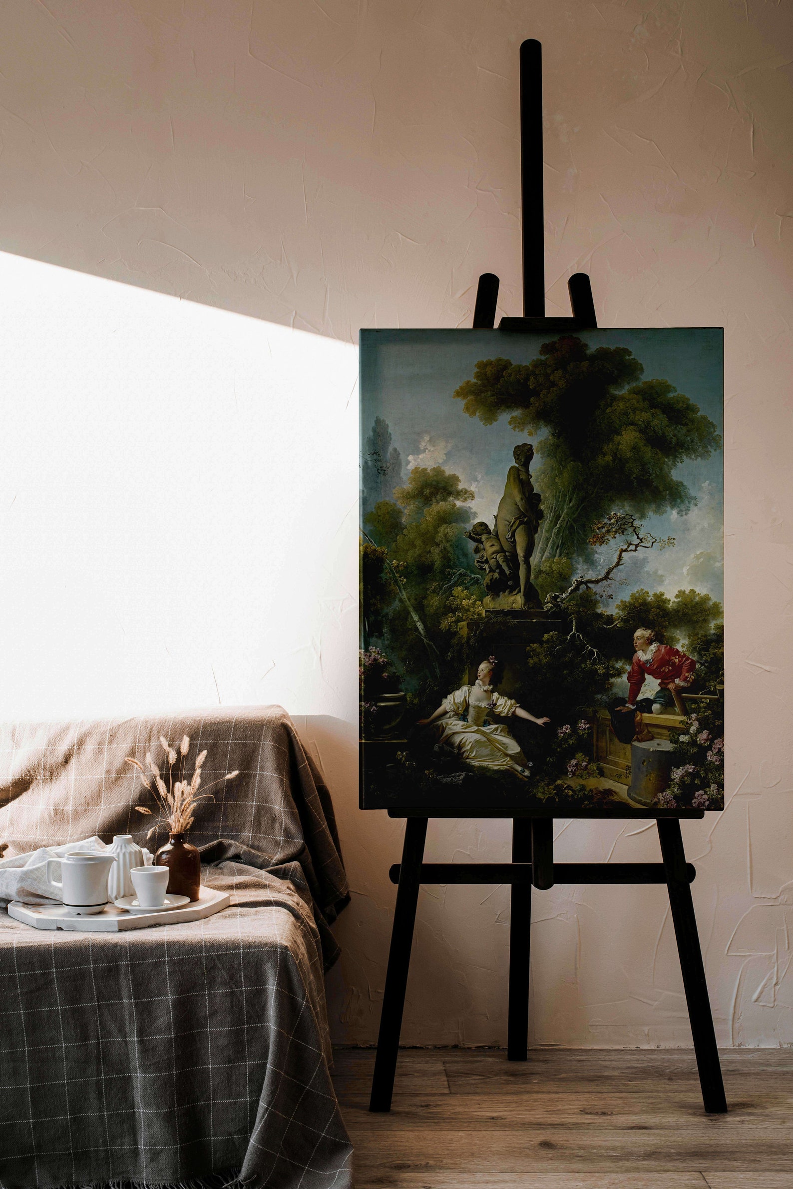 The Progress of Love by Jean Honoré Fragonard Canvas Print (1773 ...